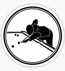 Billiards: Stickers | Redbubble