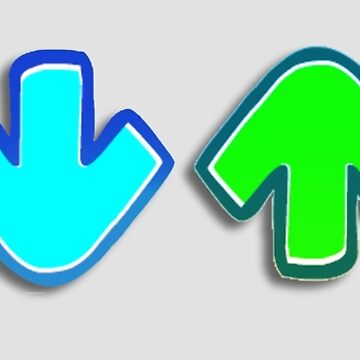 "Friday Night Funkin' Arrows" Sticker for Sale by Ghostaorta | Redbubble