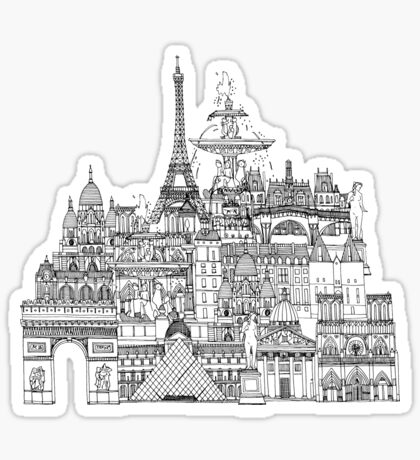 Paris Stickers | Redbubble