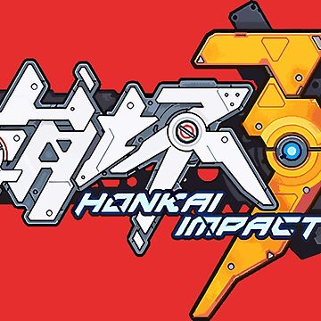 "honkai illustrasi logo" Poster for Sale by knightjamie | Redbubble