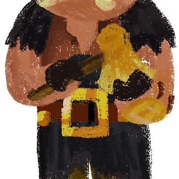 "piglin brute" Sticker for Sale by celestialraposa | Redbubble