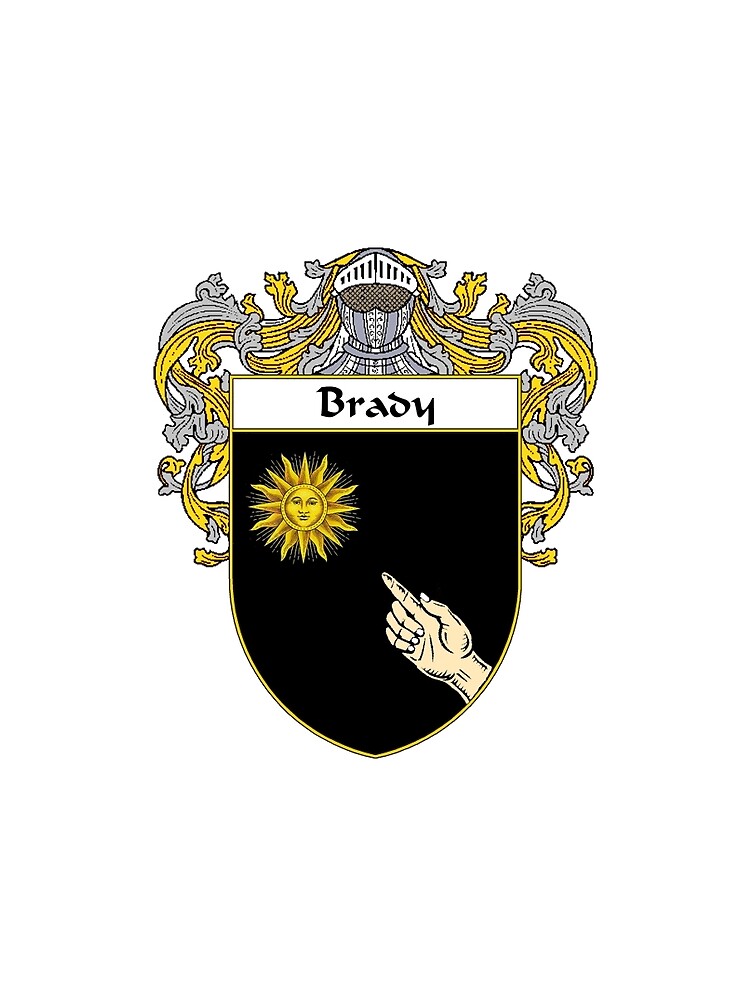"Brady Coat of Arms/Family Crest" T-shirt by IrishArms | Redbubble