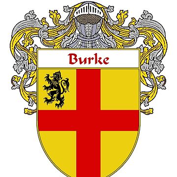 "Burke Coat of Arms/Family Crest" Greeting Card for Sale by William ...
