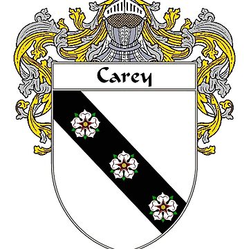 "Carey Coat of Arms/Family Crest" Art Print for Sale by William Martin ...