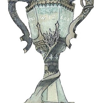 "Triwizard Cup (book 4)" Sticker for Sale by Brigid Barrette | Redbubble