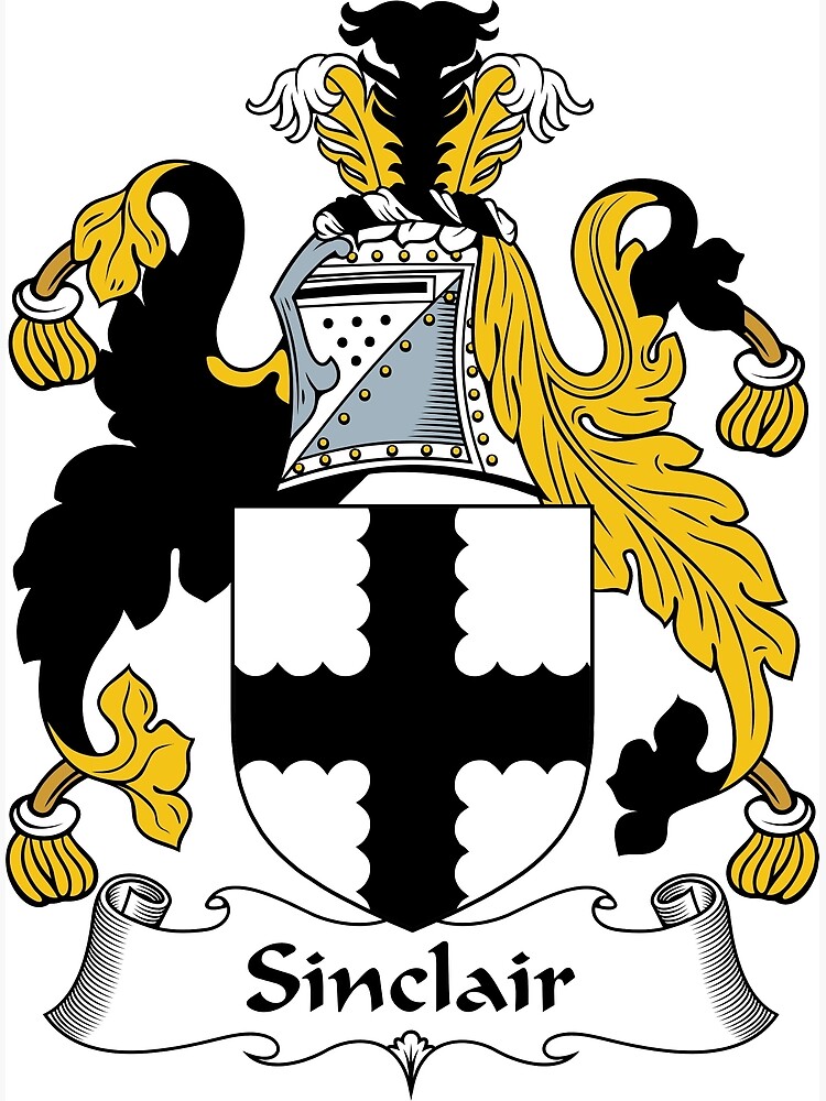"Sinclair Coat of Arms / Sinclair Family Crest" Canvas Print by ...