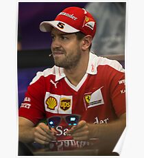 Sebastian Vettel: Posters | Redbubble
