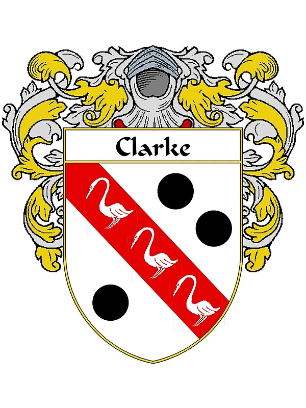 "Clarke Coat of Arms/Family Crest" by William Martin | Redbubble
