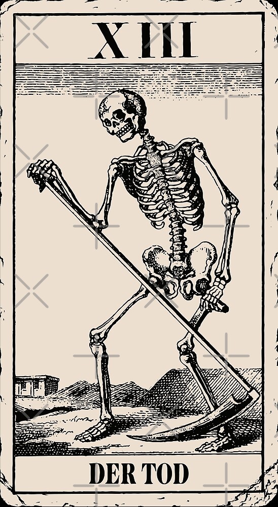 "The Death / Death Tarot Card" by Bela-Manson | Redbubble