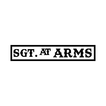 "SOA SGT at Arms Patch " Sticker for Sale by Mobek Art | Redbubble