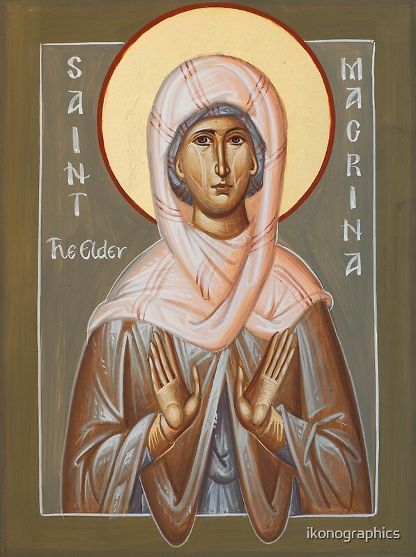 "St Macrina the Elder" by ikonographics | Redbubble