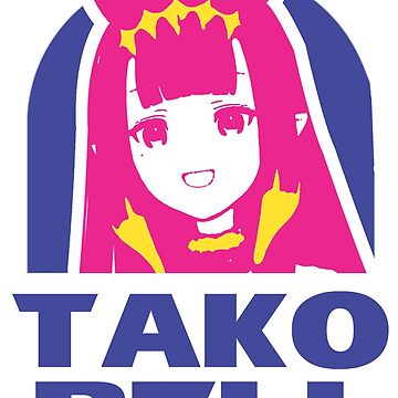"Hololive EN Ina TAKO BELL Logo Parody" Sticker for Sale by UDTee ...
