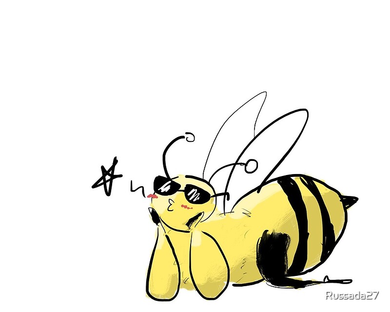 "Thicc Bee" by Russada27 | Redbubble