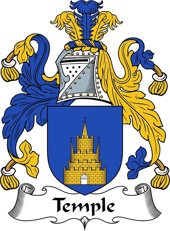 "Temple Coat of Arms / Temple Family Crest" by ScotlandForever | Redbubble