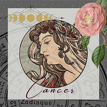 "Cancer Zodiac Goddess" Art Print for Sale by StoryAtlas | Redbubble