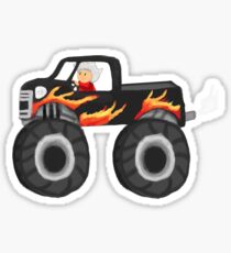 Monster Truck: Stickers | Redbubble
