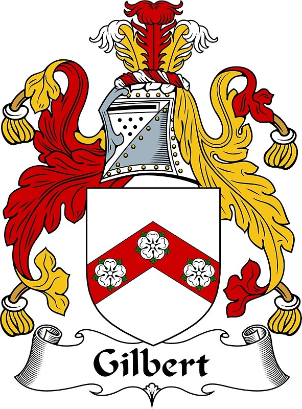 "Gilbert Coat of Arms / Gilbert Family Crest" Metal Prints by William ...