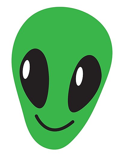 "Alien green man face smiling" Photographic Prints by jazzydevil ...