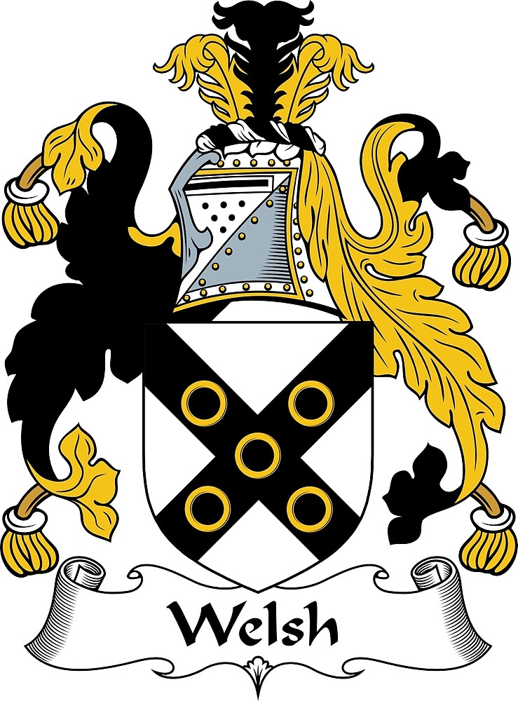 "Welsh Coat of Arms / Welsh Family Crest" by ScotlandForever | Redbubble