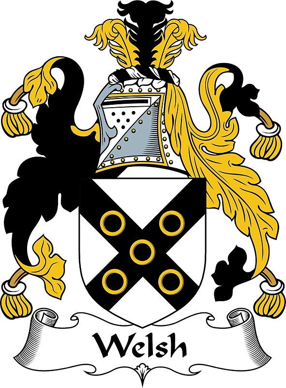"Welsh Coat of Arms / Welsh Family Crest" by ScotlandForever | Redbubble