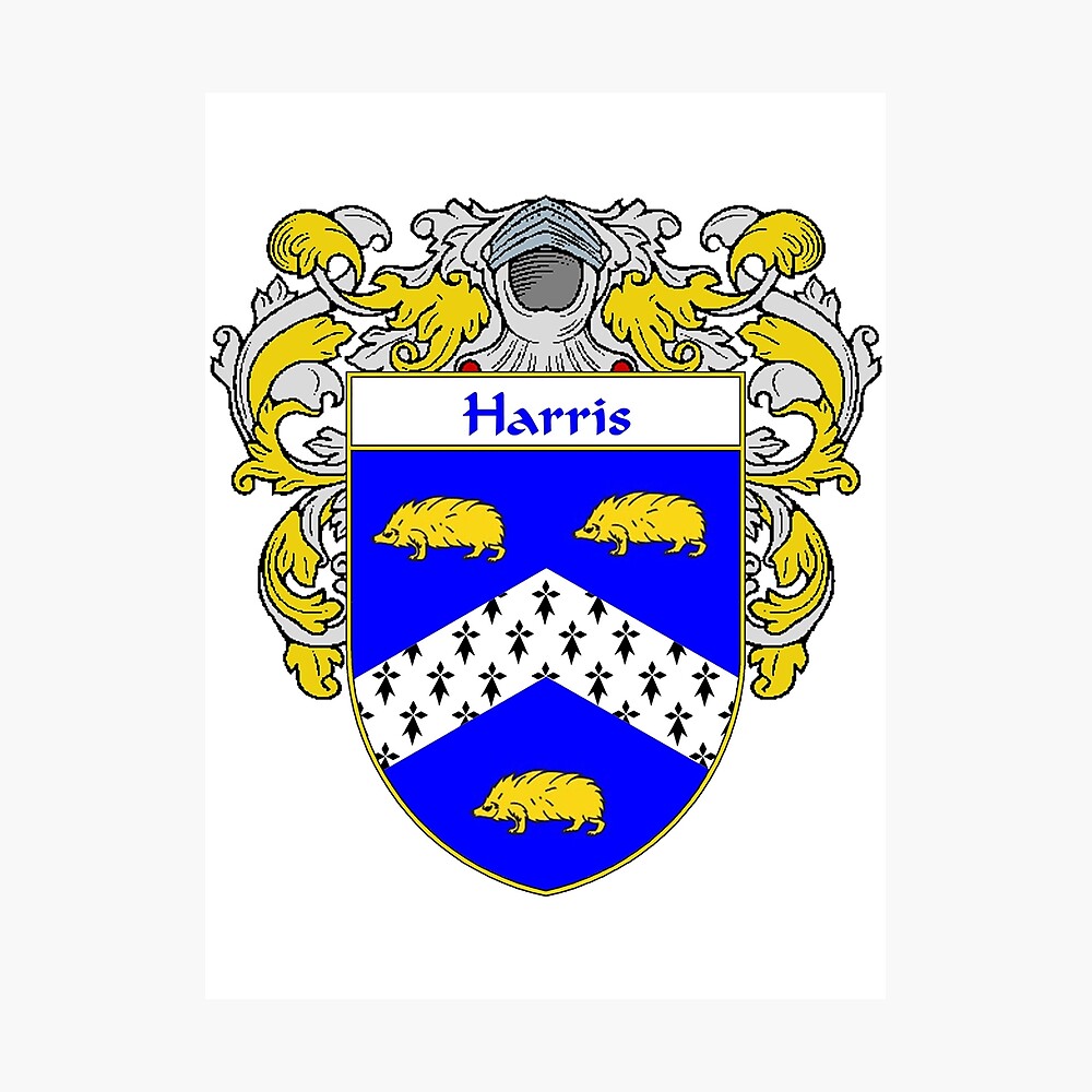 "Harris Coat of Arms/Family Crest" Photographic Print by IrishArms ...