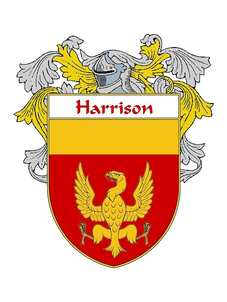 "Harrison Coat of Arms/Family Crest" by William Martin | Redbubble