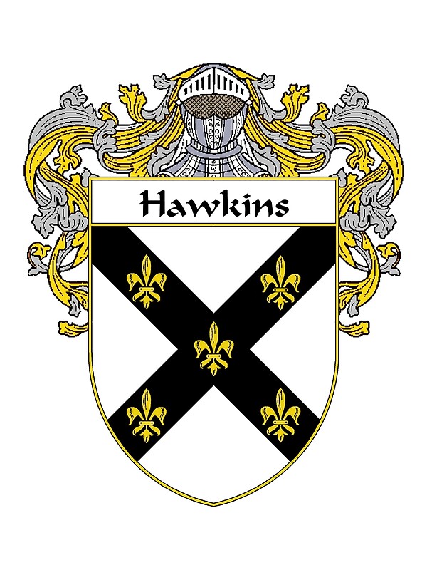 "Hawkins Coat of Arms/Family Crest" by William Martin | Redbubble