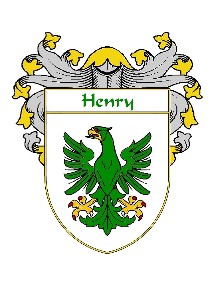"Henry Coat of Arms/Family Crest" by William Martin | Redbubble