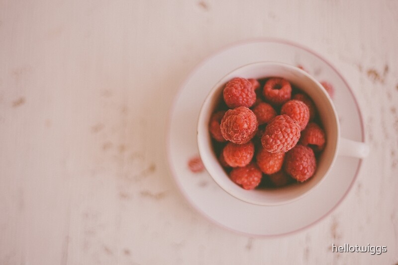 "Raspberries" by hellotwiggs | Redbubble