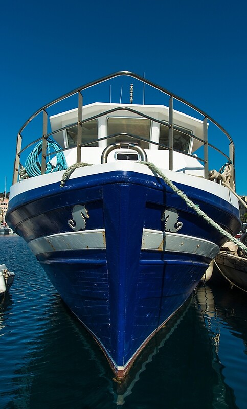 "Bow of fishing trawler." by DavidMay | Redbubble