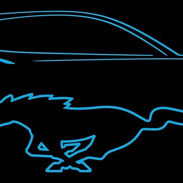 "Mach-E Silhouette Sticker" Sticker for Sale by zealology | Redbubble