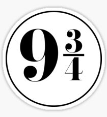 Platform 9 3 4 Stickers | Redbubble