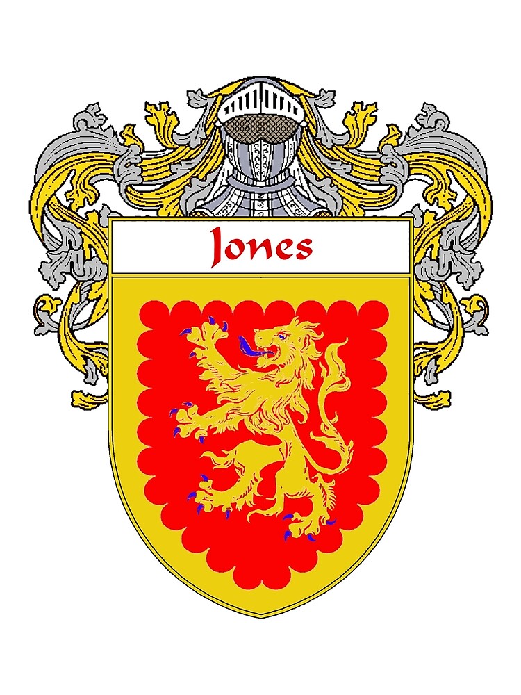 "Jones Irish Coat of Arms/Family Crest" by William Martin | Redbubble