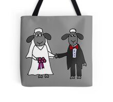 "Cool Funny Sheep Bride and Groom Wedding Art" by naturesfancy | Redbubble