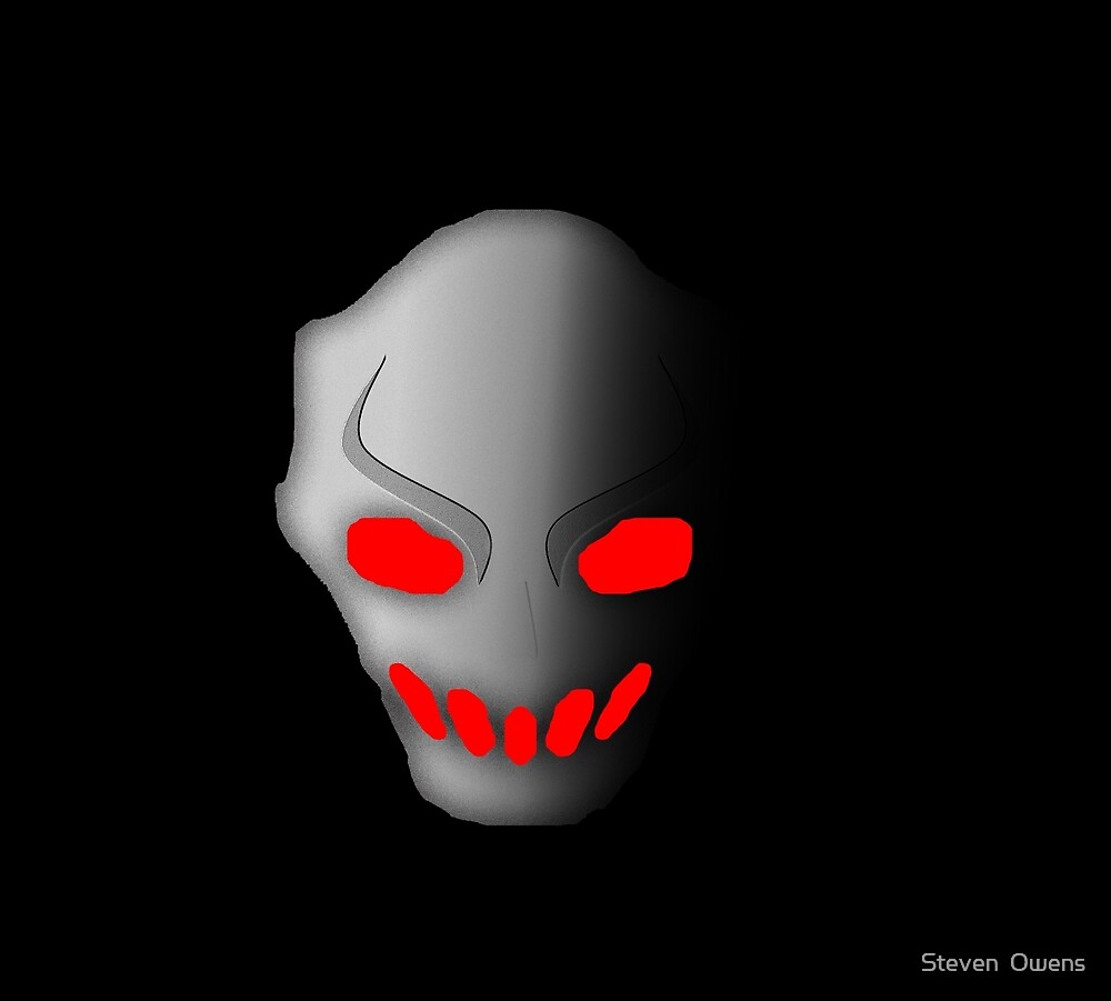 "Splatterhouse 3 Terror Mask Red Eyes" by Steven Owens | Redbubble