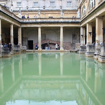 "Roman Bath reflection" Sticker for Sale by beerman70 | Redbubble