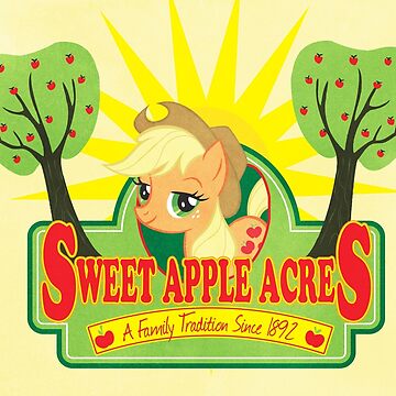 "Sweet Apple Acres" Sticker for Sale by Maggie Davidson | Redbubble
