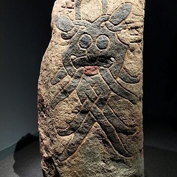 "Denmark - Højbjerg Moesgaard Museum Viking Age Mask Stone ...