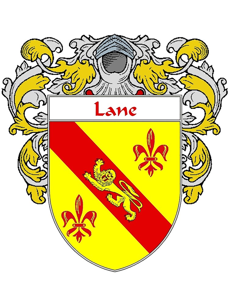 "Lane Coat of Arms/Family Crest" by William Martin | Redbubble