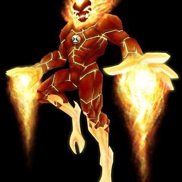 "Heatblast" Sticker for Sale by rhy-der | Redbubble