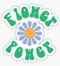 60s Flower Power Stickers | Redbubble