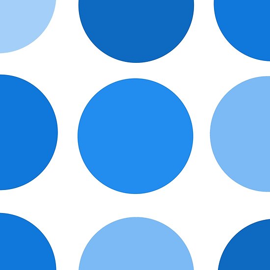 Póster «Círculos azules 2» de soulysart | Redbubble