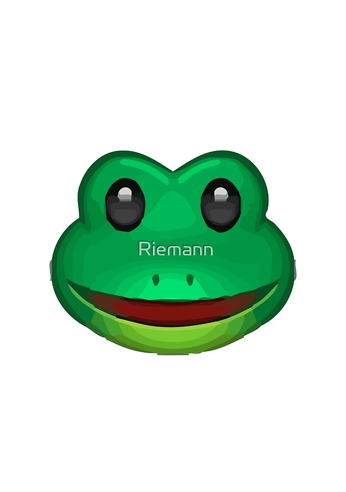 "Frog Face Emoji" by Riemann | Redbubble