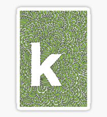 Letter K: Stickers | Redbubble