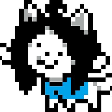 "UNDERTALE TEMMIE" Sticker for Sale by SAMPETER | Redbubble