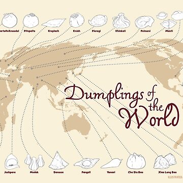 "Dumplings of the World" Canvas Print for Sale by ehartley171 | Redbubble