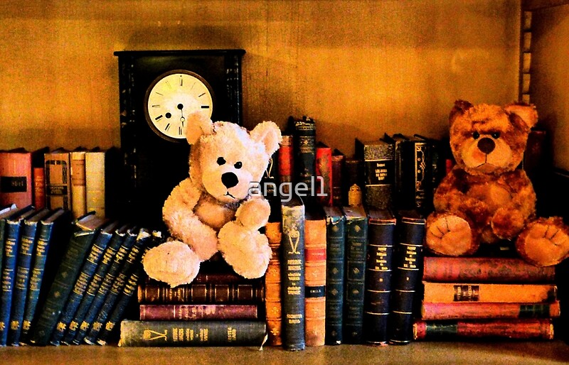"The old library with grumpy bears" by angel1 | Redbubble