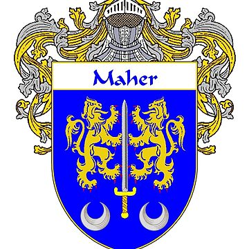 "Maher Coat of Arms/Family Crest" Photographic Print for Sale by ...