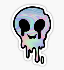 Melting Smiley Face: Stickers | Redbubble