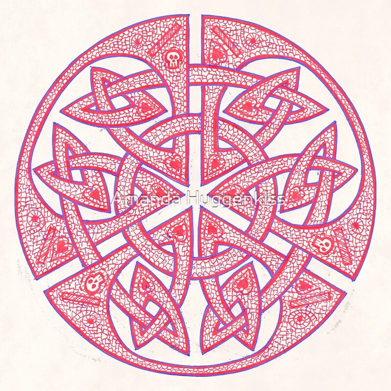 "Red Meditation" by Amanda Huggenkiss | Redbubble
